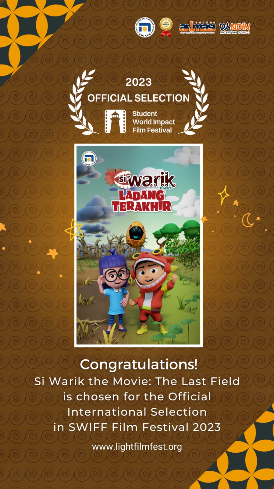 Si Warik Film Animasi Karya Program Studi Animasi Udinus Mendunia ...